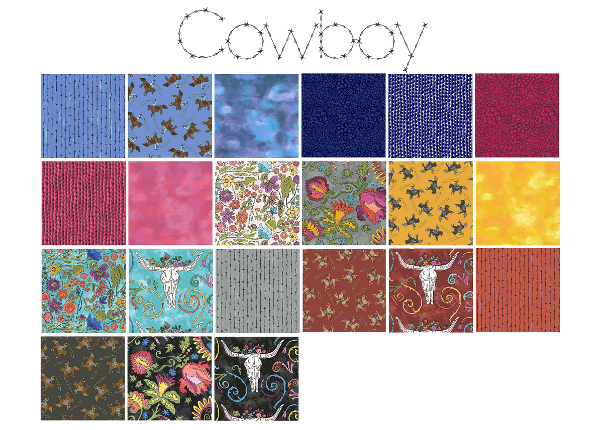 10" Pre-Cut Square Packs - "Cowboy" – FlexiFuse