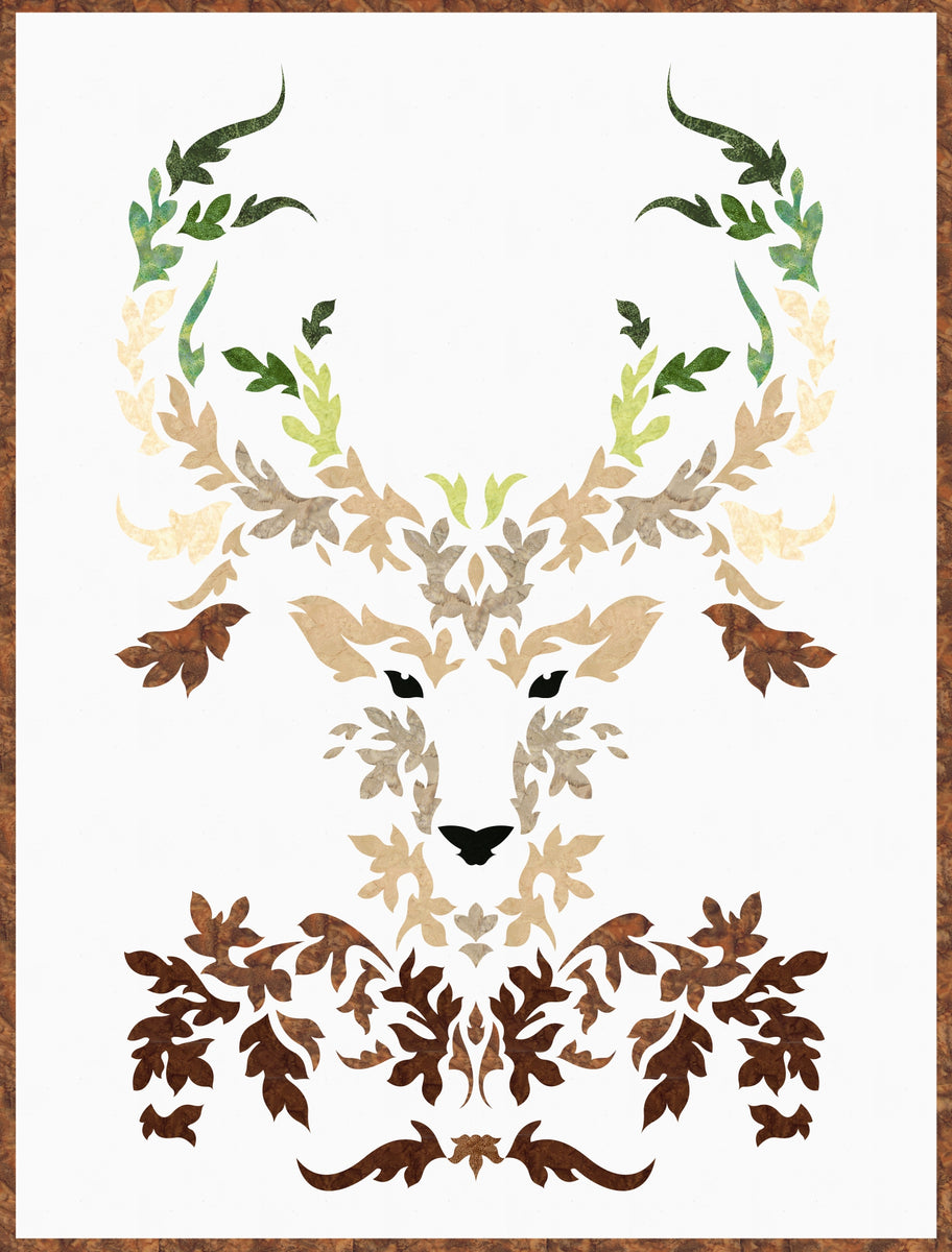 Laser-cut Kit: "The Stag - Deep Woods" by Madi Hastings – FlexiFuse