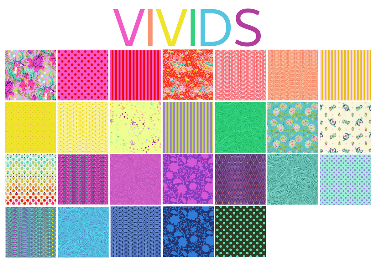 10" Pre-Cut Square Packs - "Vivids" – FlexiFuse